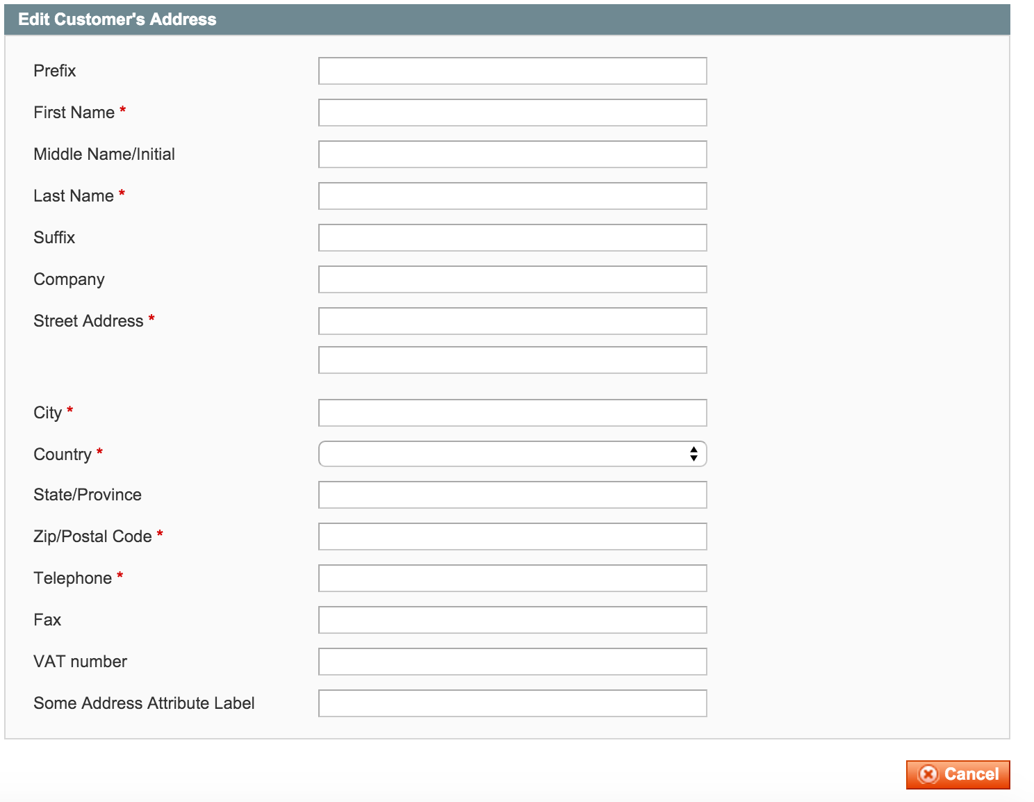 Magento Customer Address Entity Siphor