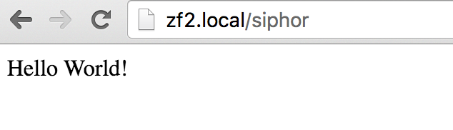 Creating a Module in ZF2 - Siphor